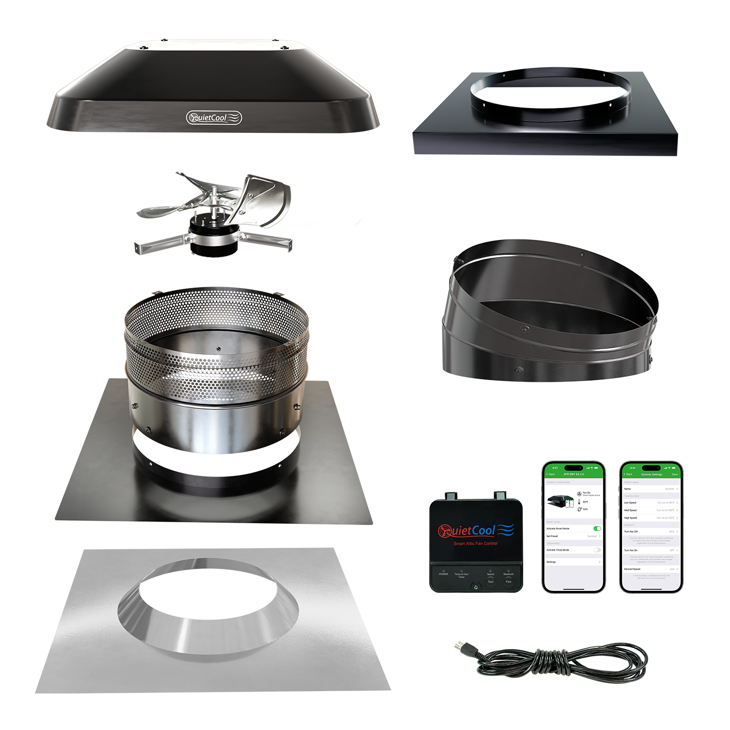 QuietCool Roof Mount Smart Attic Fan